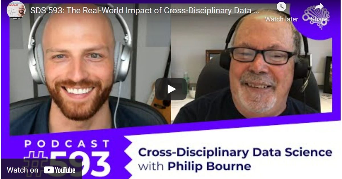 Phil Bourne Featured Guest on SuperDataScience Podcast — School of Data Science